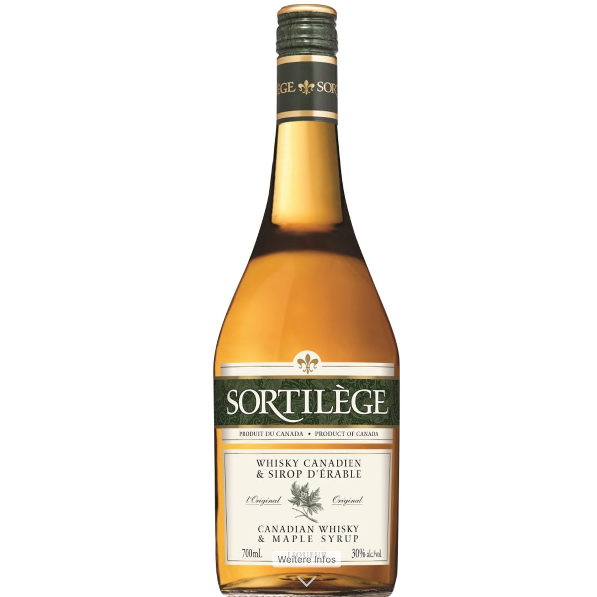Sortilège - Canadian Whisky with maple syrup 700ml – Melody's Canada